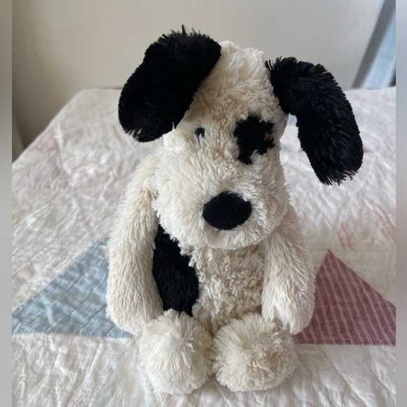 Jellycat | Toys | Retired Jellycat Bashful Black Cream Puppy Dog ...